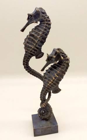 Seahorse pair - White Sails Gallery